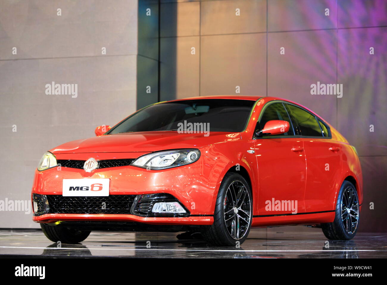 A SAIC (Shanghai Automotive Industry Corporation (Group)) MG6 is seen ...