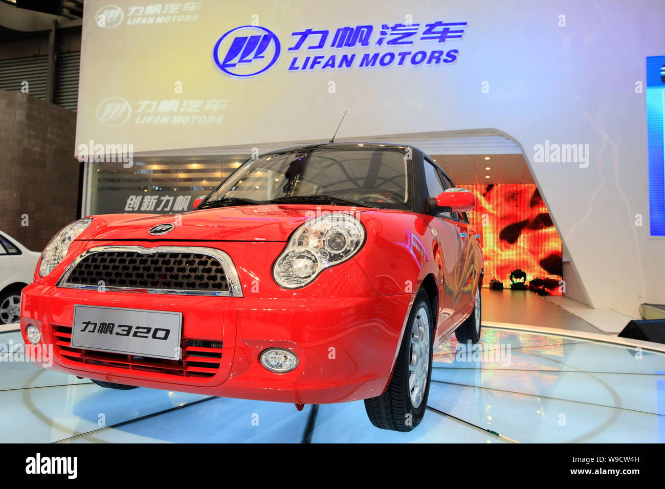 A Lifan 320 minicar is seen on display at the 13th Shanghai ...