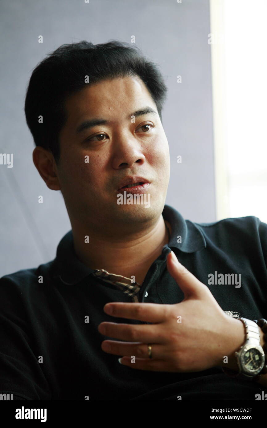 --FILE--Shao Xiaofeng, President of Alipay, the online payment platform ...