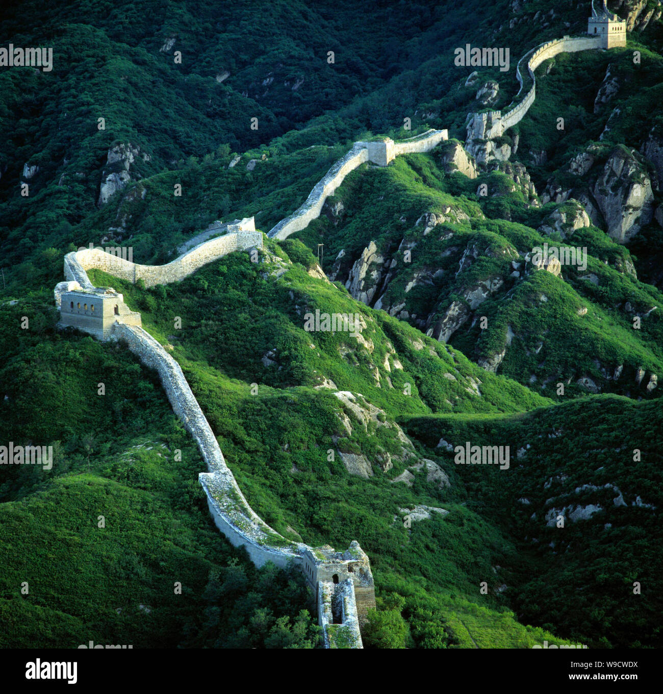 Landscape of the Badaling Great Wall in Beijing Stock Photo - Alamy
