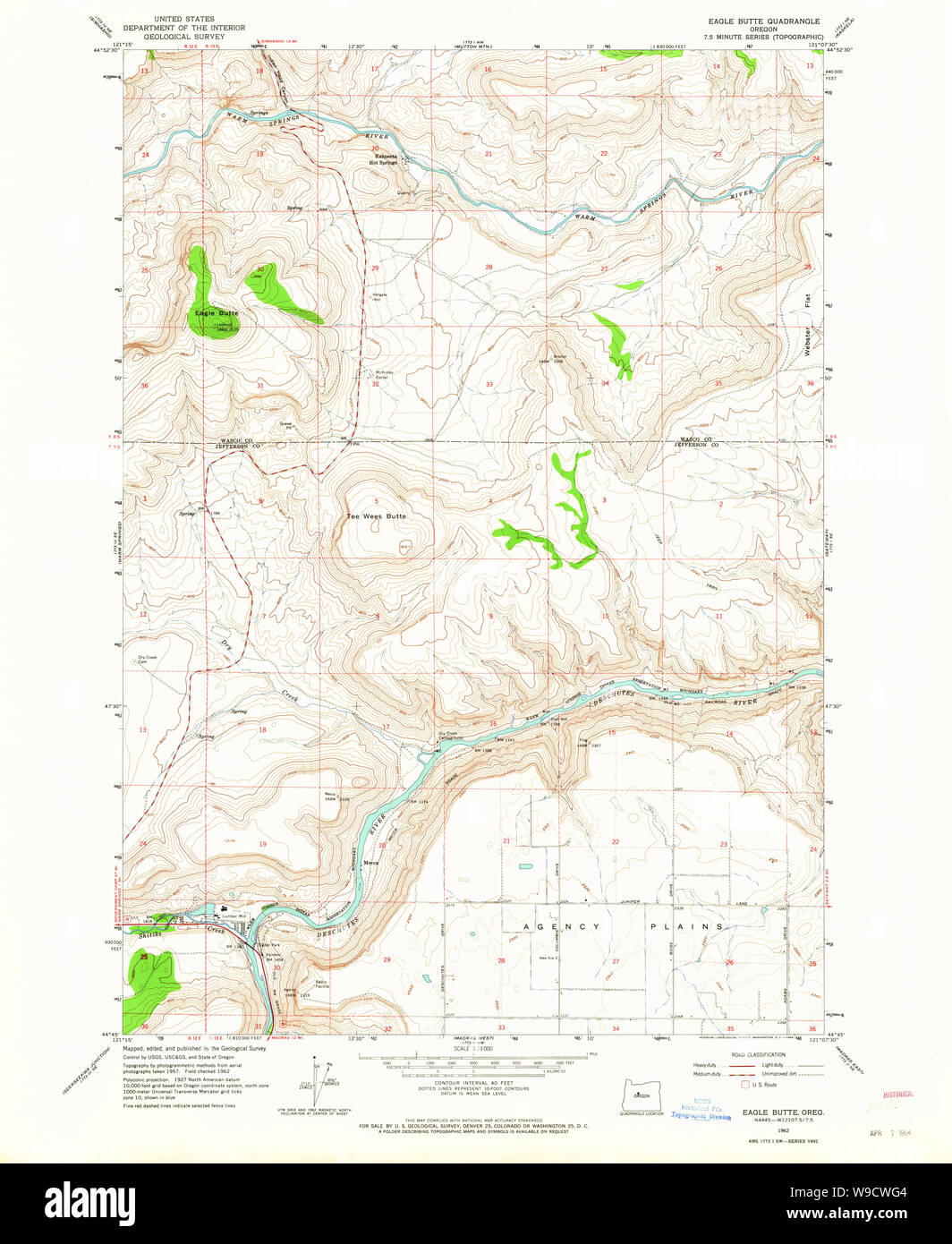 Map of eagle butte hi-res stock photography and images - Alamy