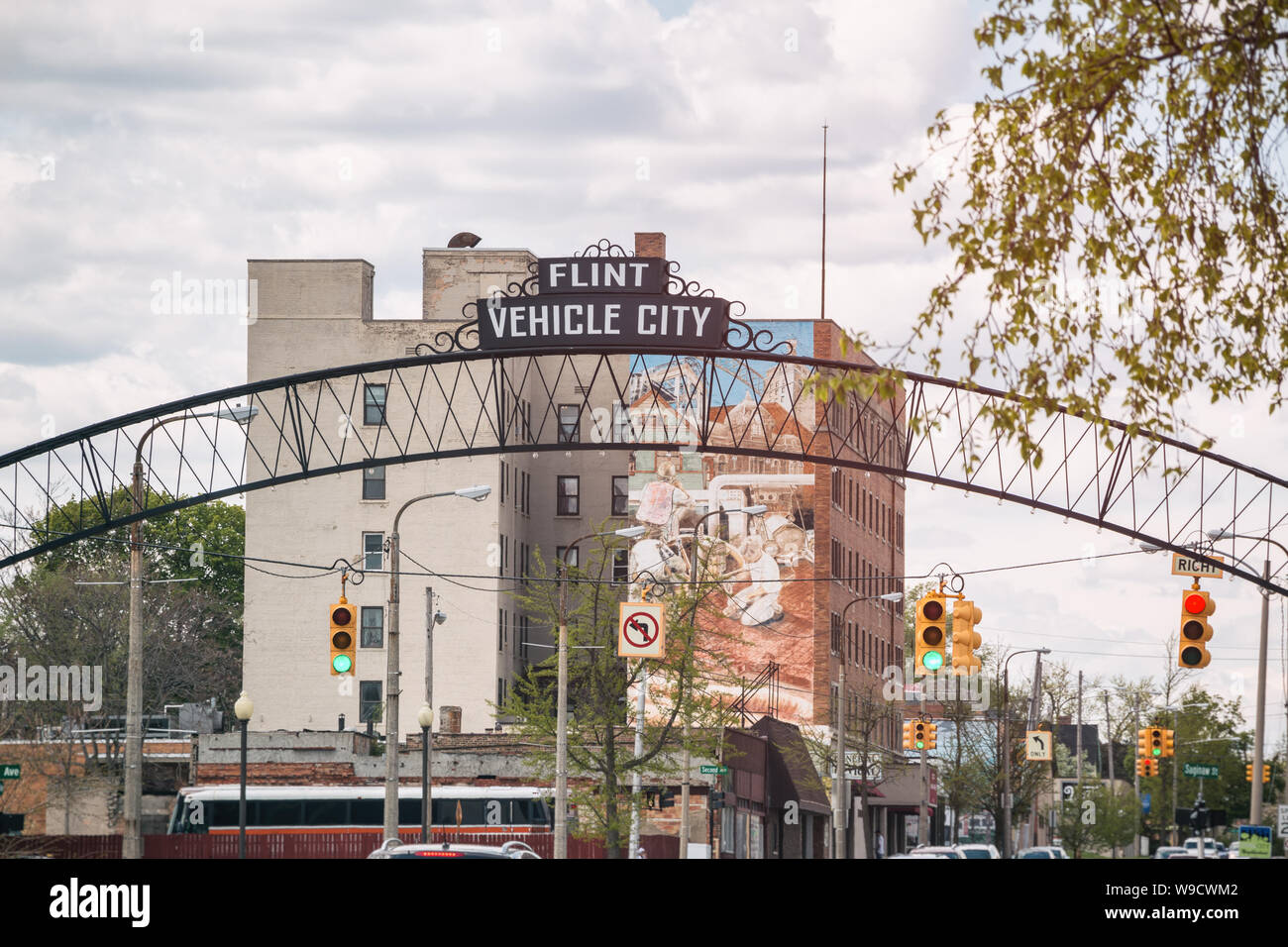 Downtown flint michigan hi-res stock photography and images - Alamy