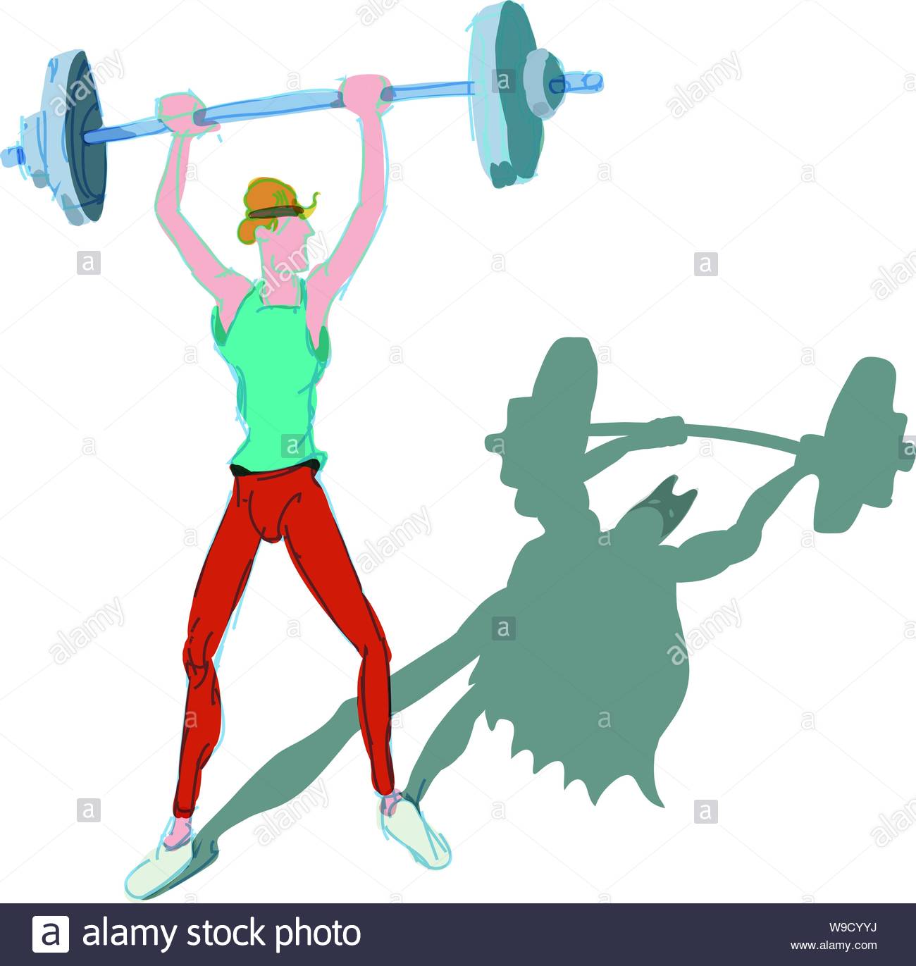 Muscle Man Skinny Man High Resolution Stock Photography and Images - Alamy