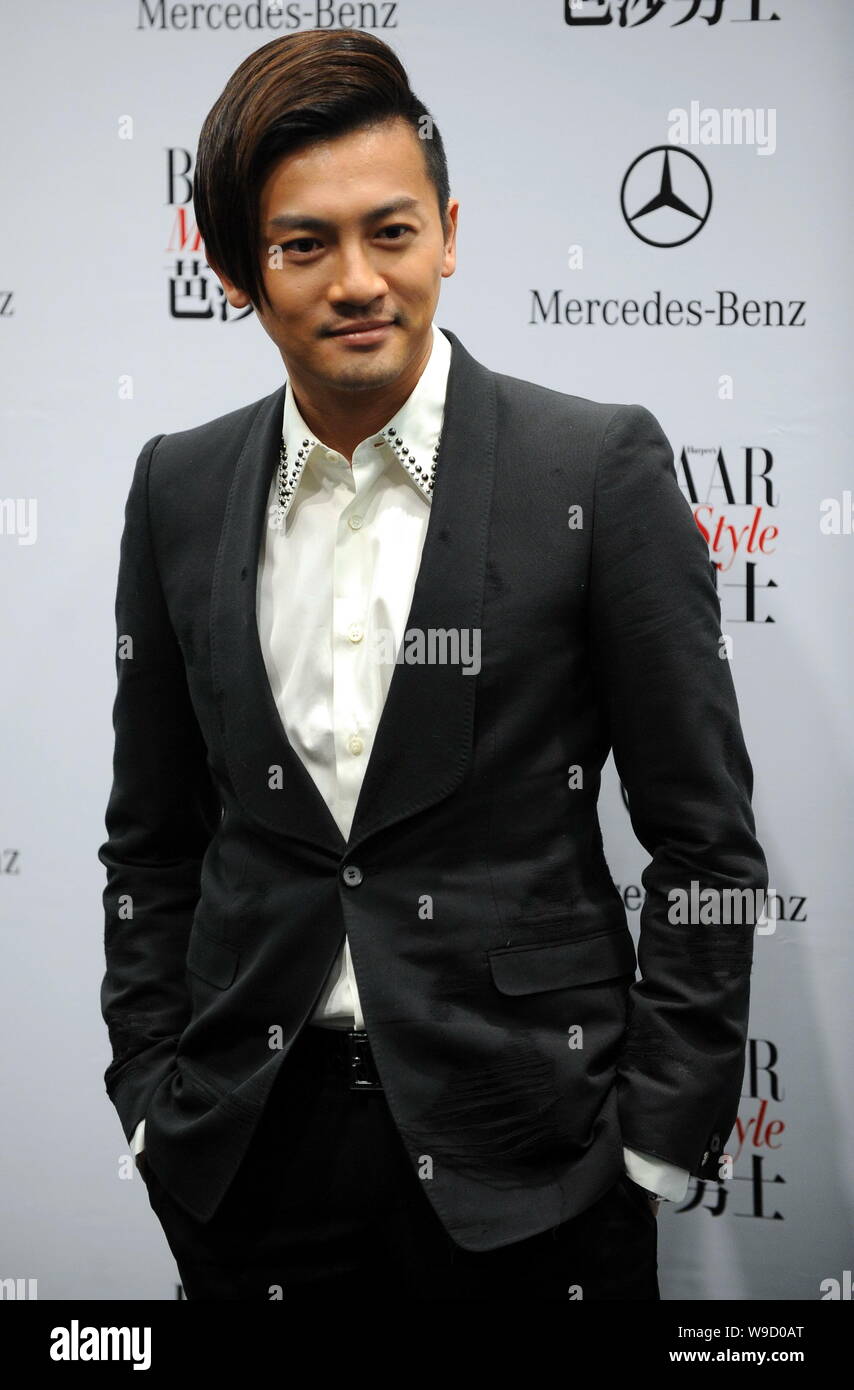 Taiwanese actor and singer Alec Su arrives for an award ceremony by ...