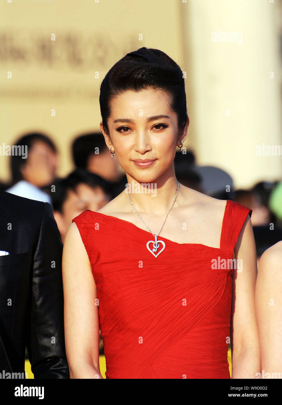 Chinese actress Li Bingbing poses on the red carpet prior to the 13th ...