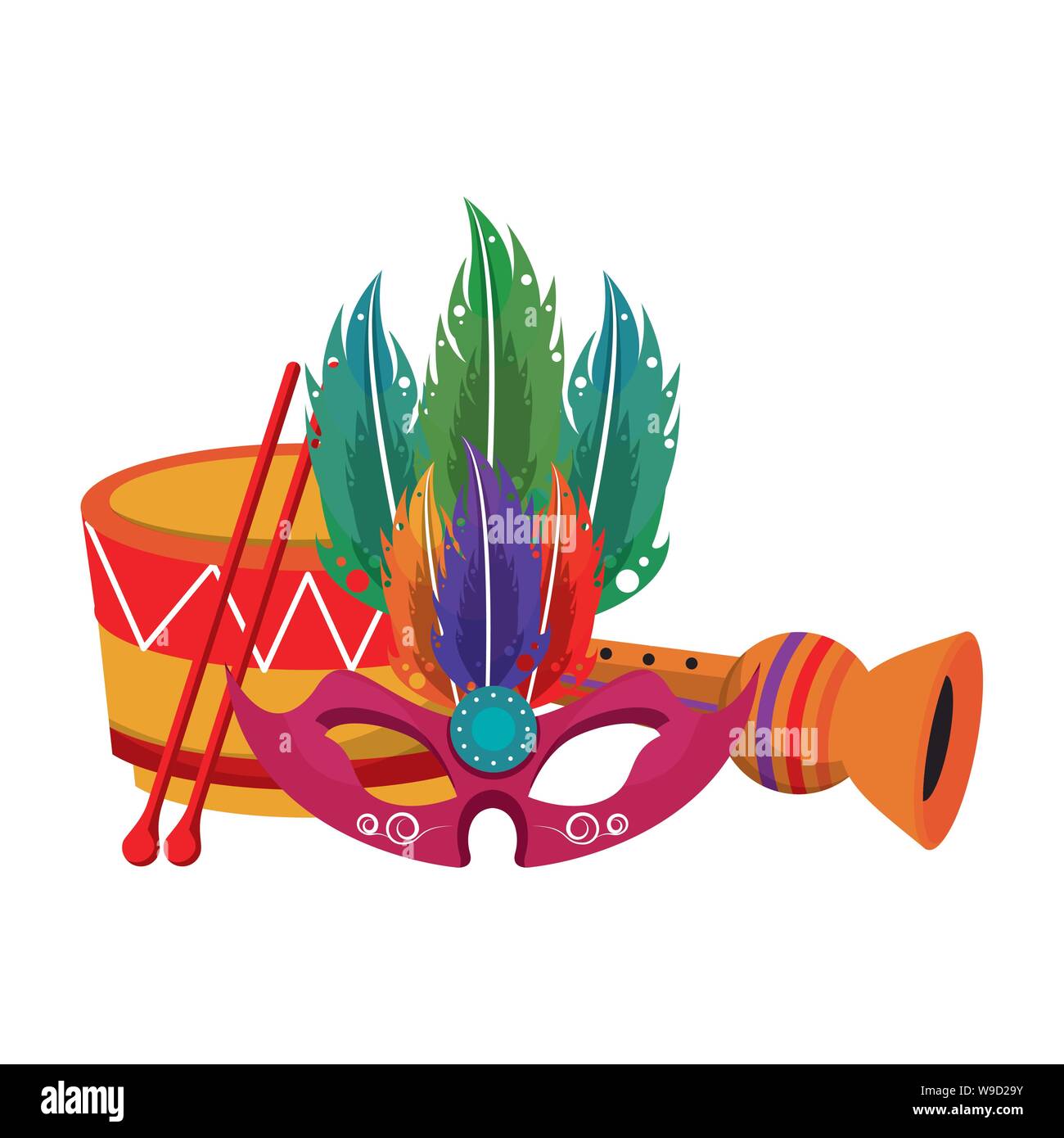 party festive celebration carnival cartoon Stock Vector Image & Art - Alamy