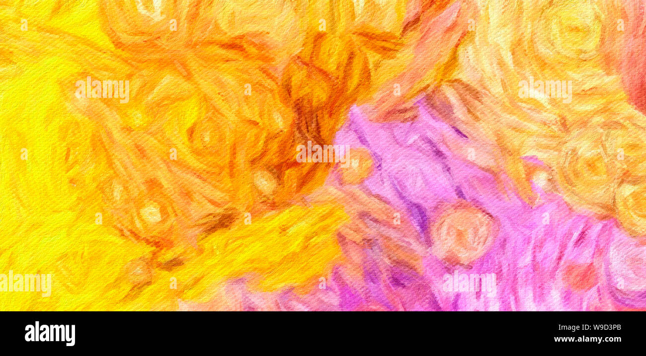 Abstract texture background. Digital painting in Vincent Van Gogh style ...