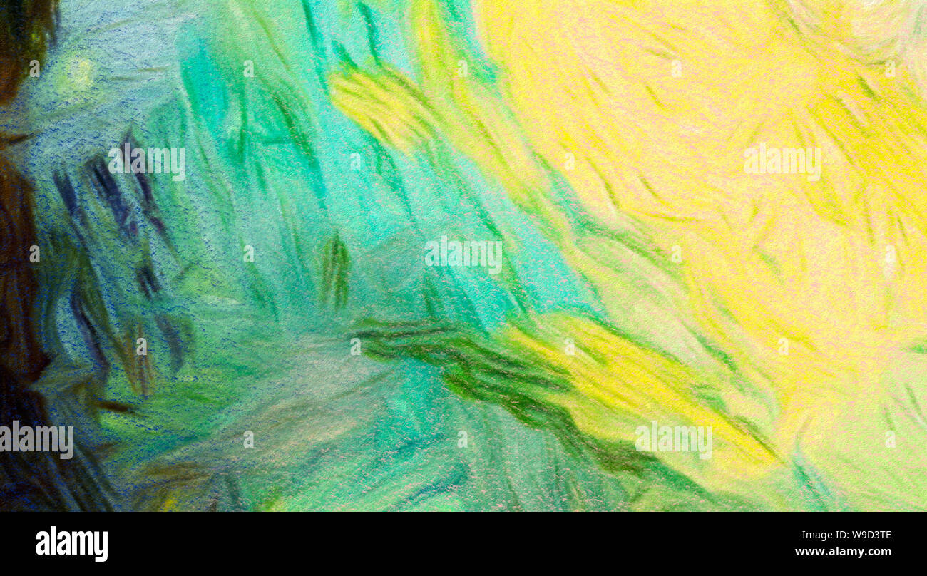 Abstract texture background. Digital painting in Vincent Van Gogh style ...