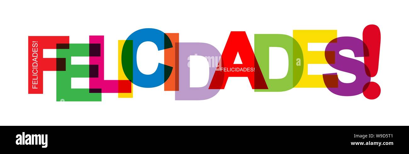 Colorful banner with the words CONGRATULATIONS! for design and ...