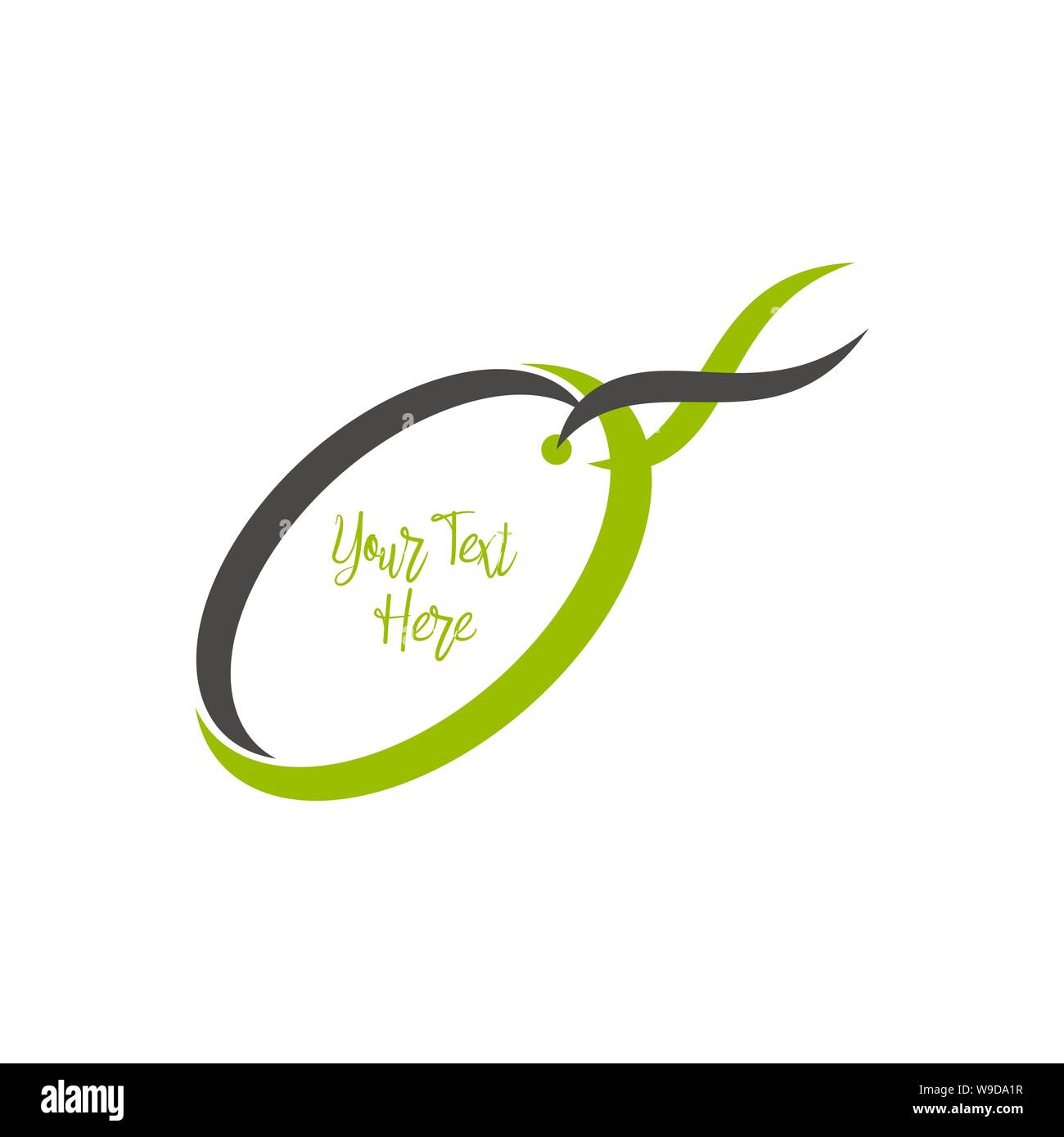 Abstract Emblem Blank Design Vector Template Frame Border Stock Vector ...