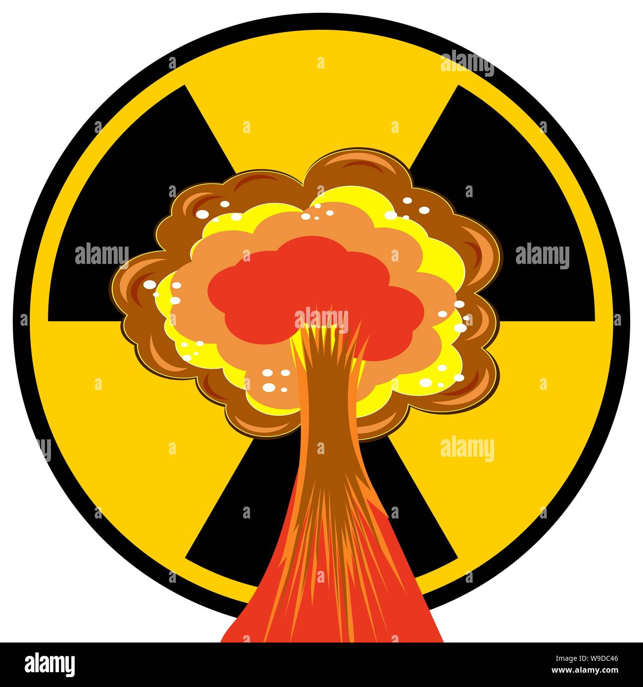 Cartoon Mushroom Explosion