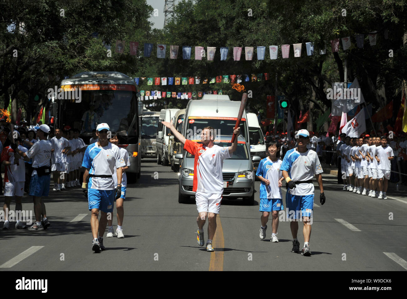 2008 olympics torch hi-res stock photography and images - Alamy