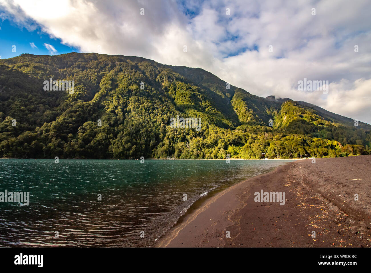 Chilean landscape Ensenada, lake Todos los Santos, National Park Stock ...