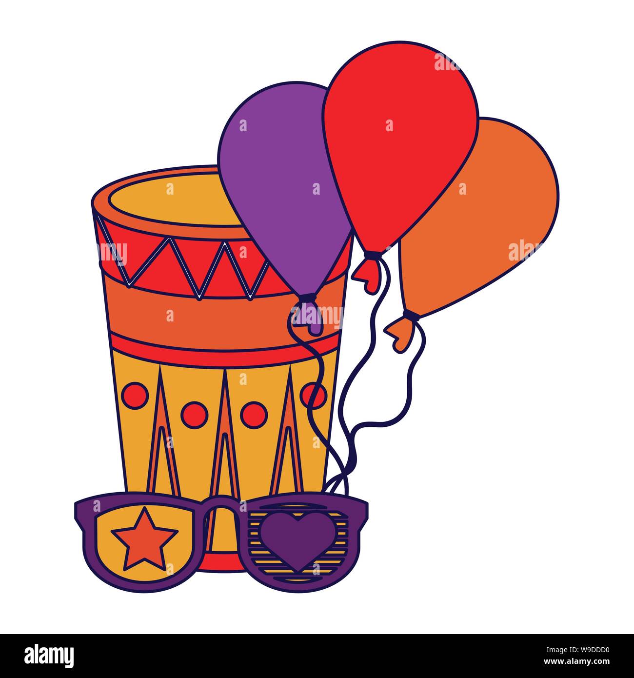 party festive celebration carnival cartoon Stock Vector Image & Art - Alamy