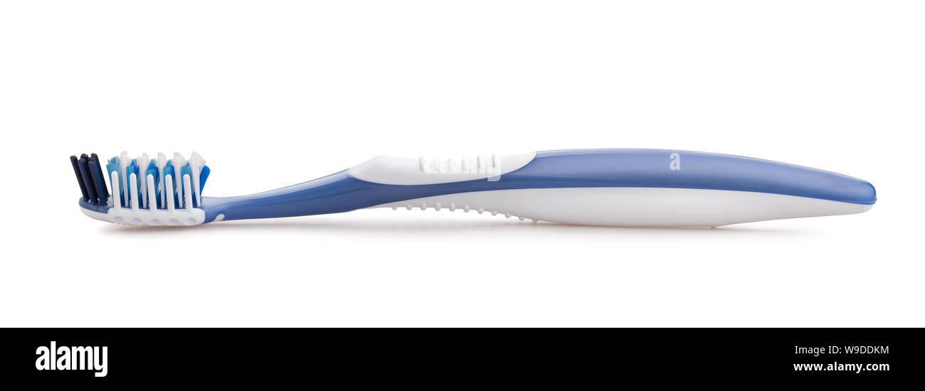 toothbrush path isolated on white Stock Photo - Alamy