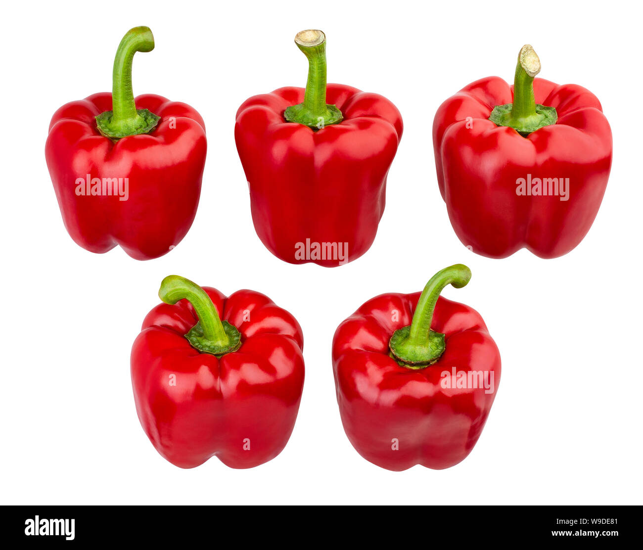 Fresh juicy red bell pepper Cut Out Stock Images & Pictures - Alamy