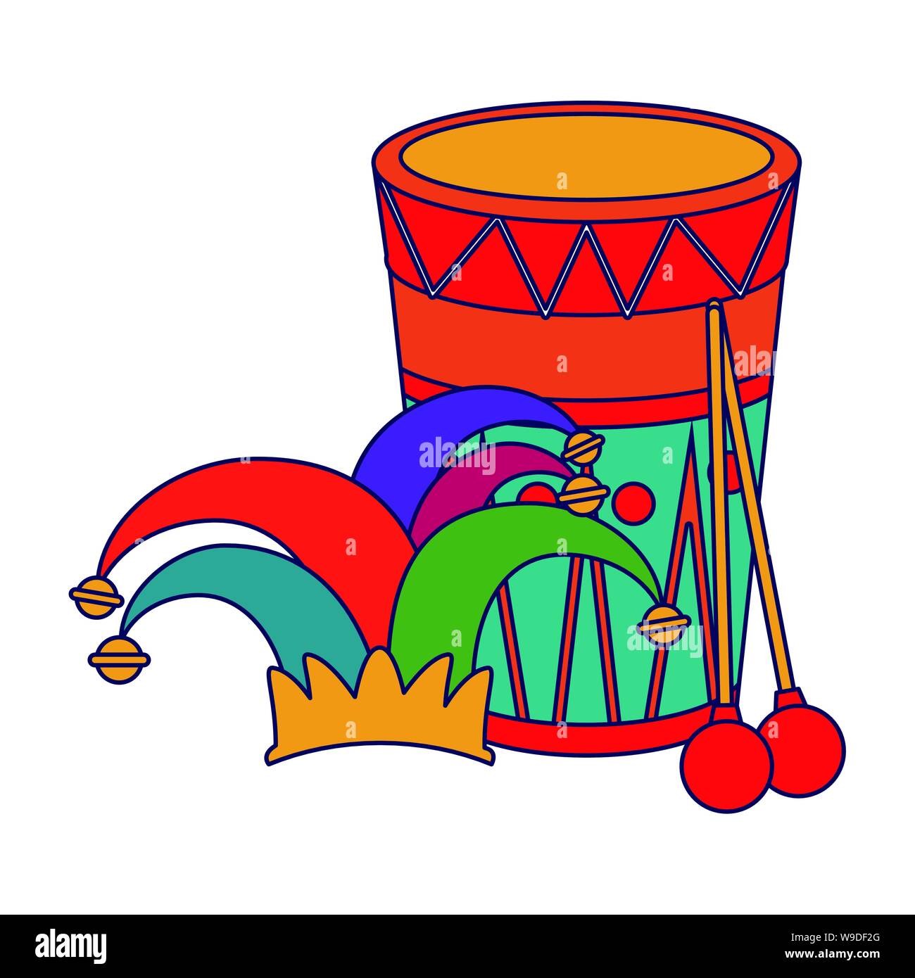 party festive celebration carnival cartoon Stock Vector Image & Art - Alamy