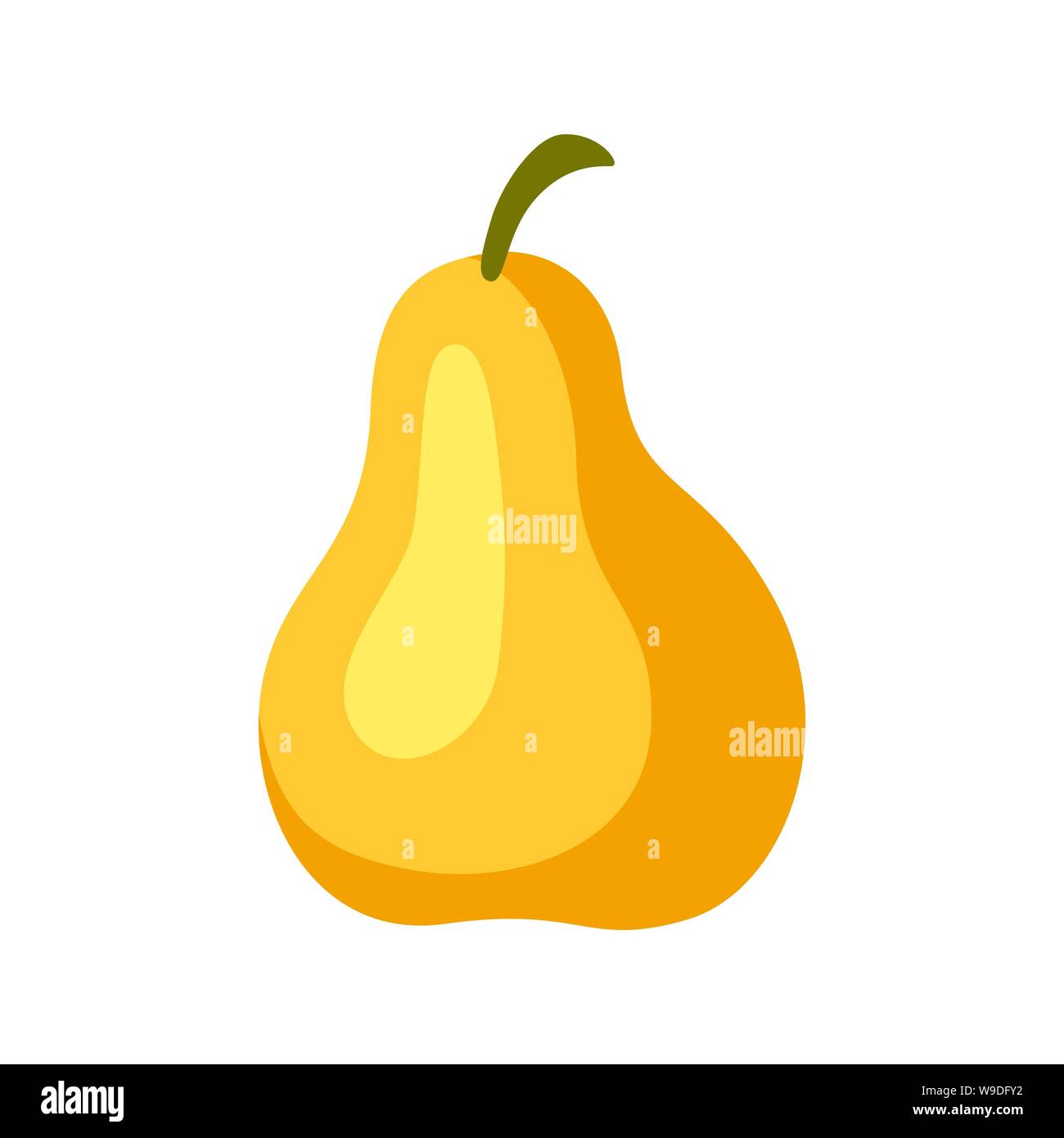 Cartoon illustration of ripe pear Stock Vector Image & Art - Alamy