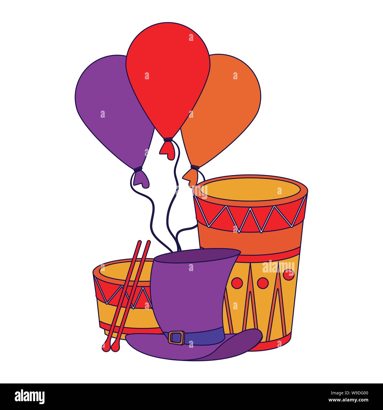 party festive celebration carnival cartoon Stock Vector Image & Art - Alamy