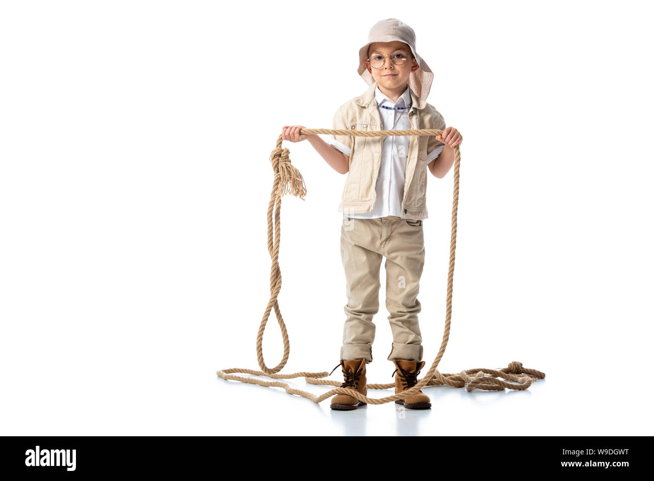Front view explorer child hi-res stock photography and images - Alamy