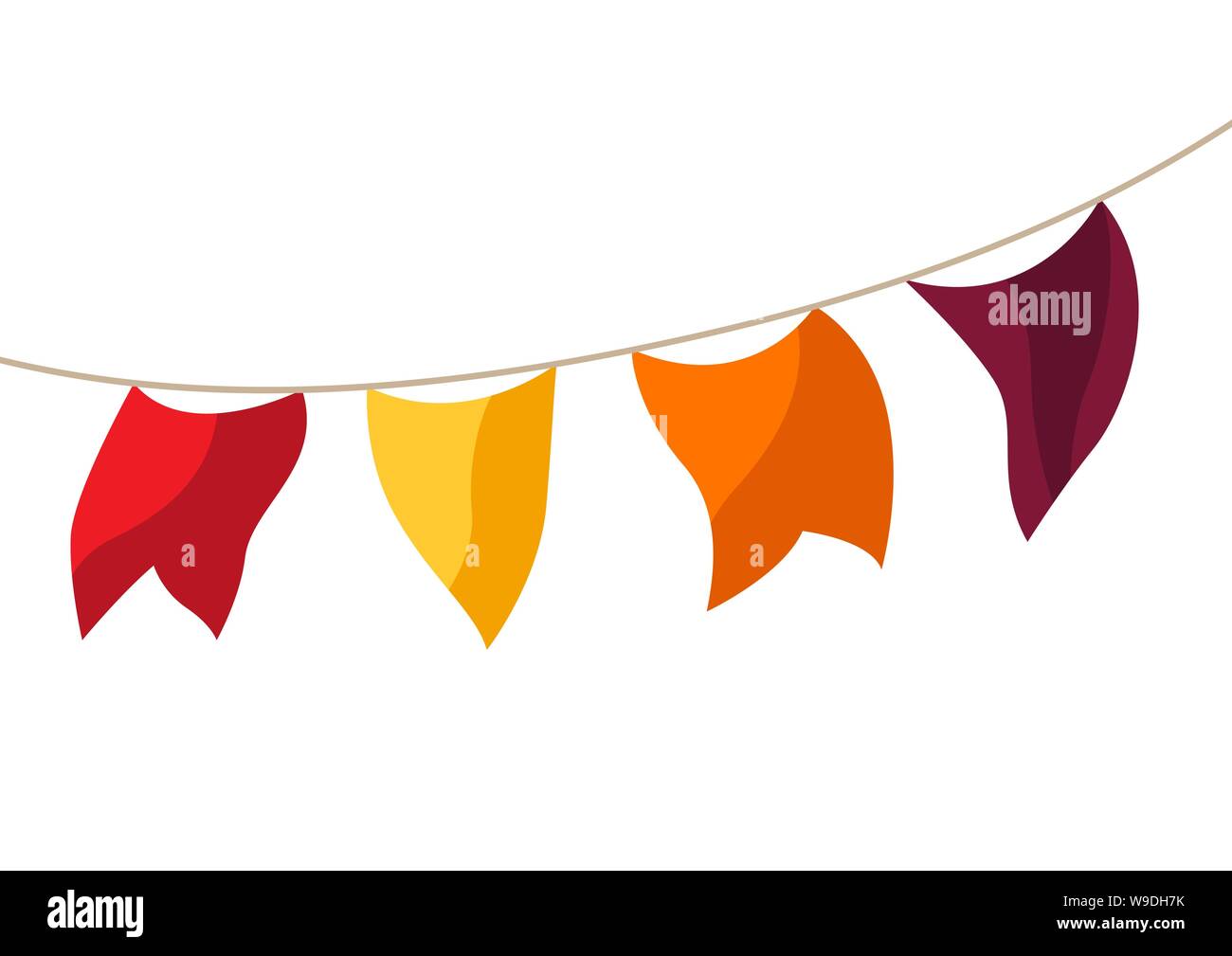 Decorative paper flags Cut Out Stock Images & Pictures - Alamy
