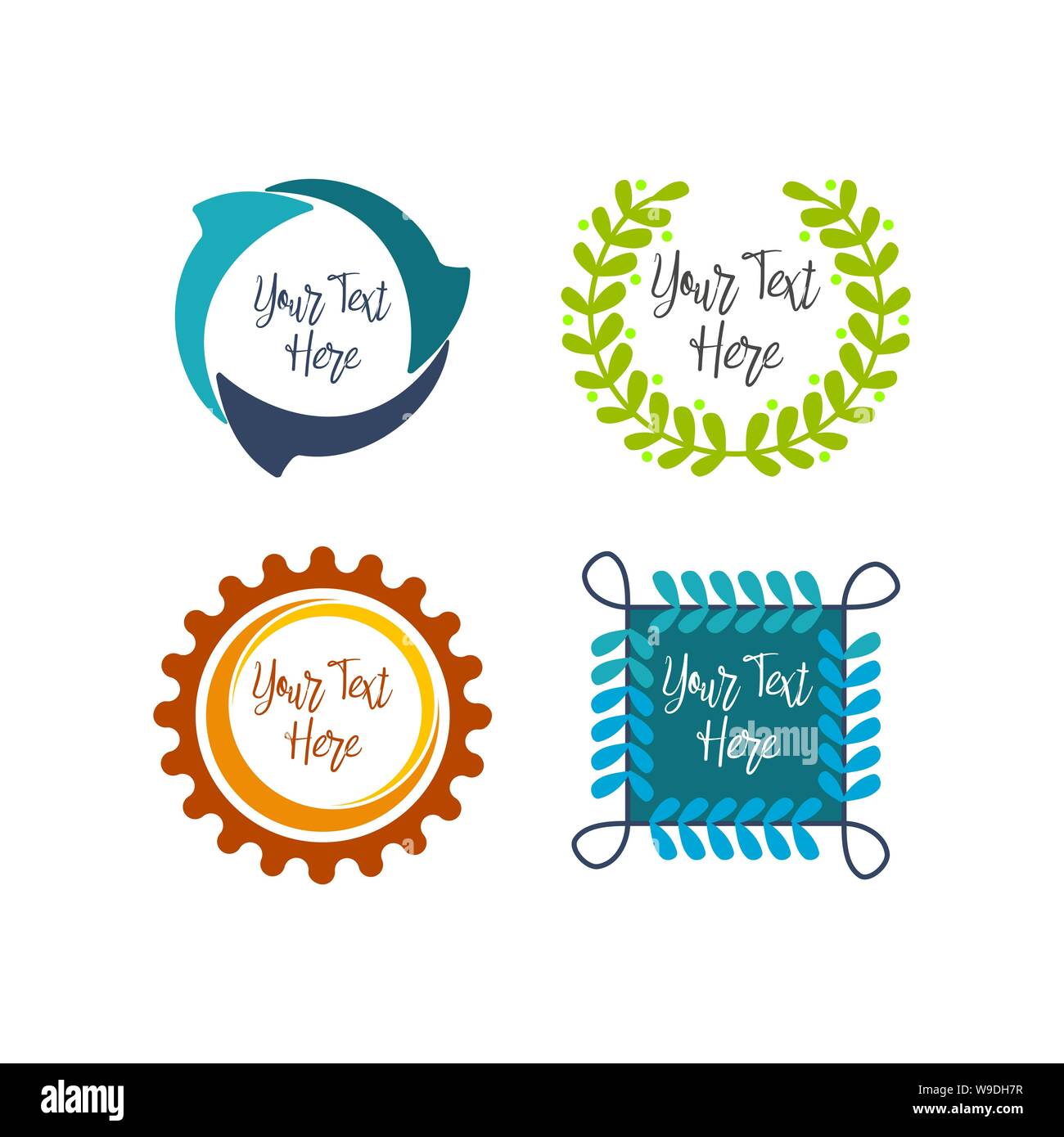 Lap circle logo Stock Vector Images - Alamy