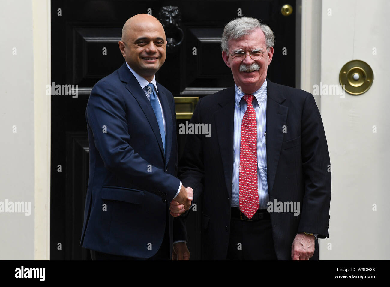 London, Britain. 13th Aug, 2019. Visiting U.S. National Security ...