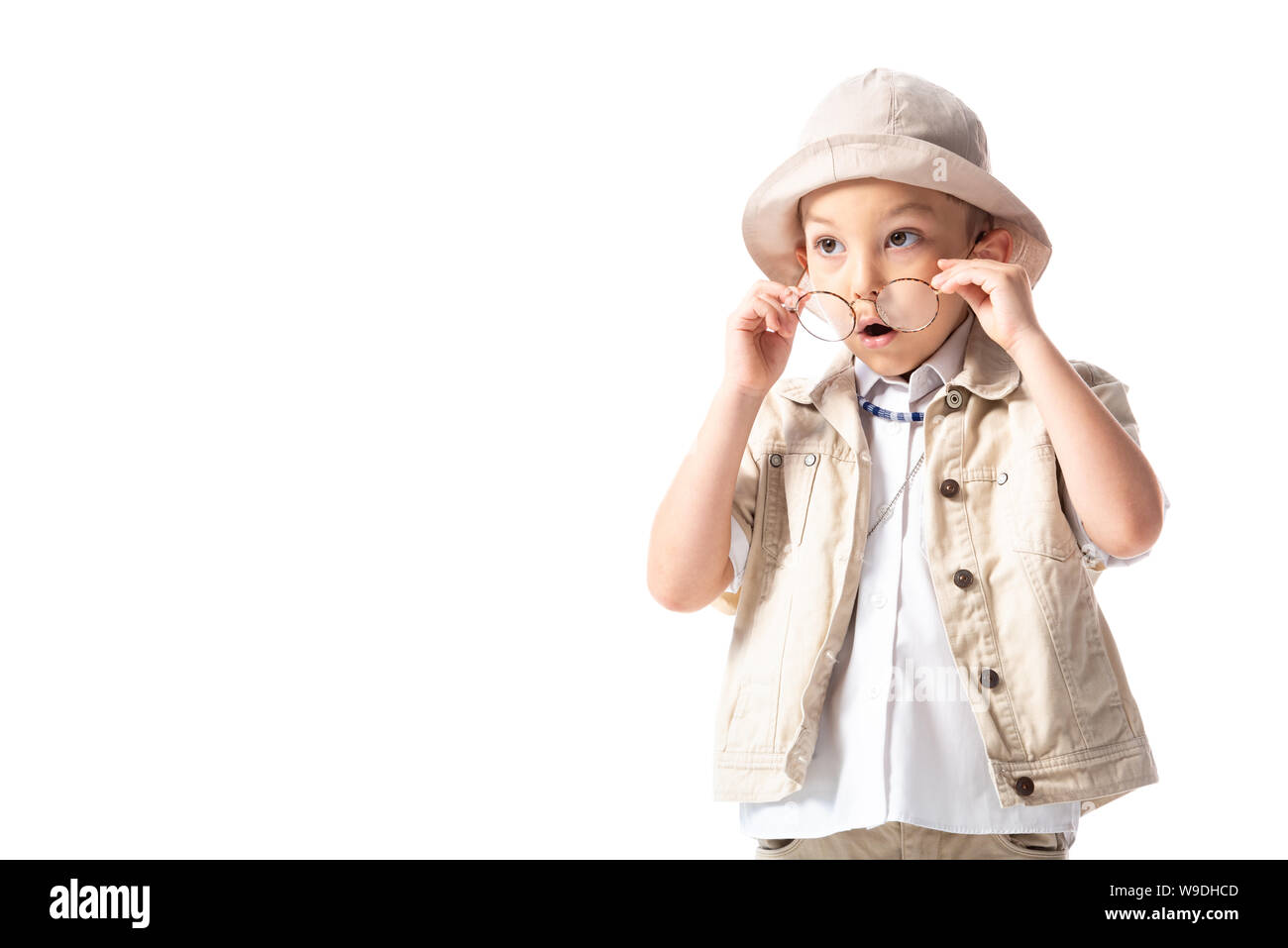 Child Explorer Surprised High Resolution Stock Photography and Images ...