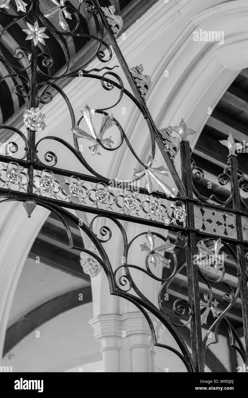 Village parish church saint peter Black and White Stock Photos & Images ...