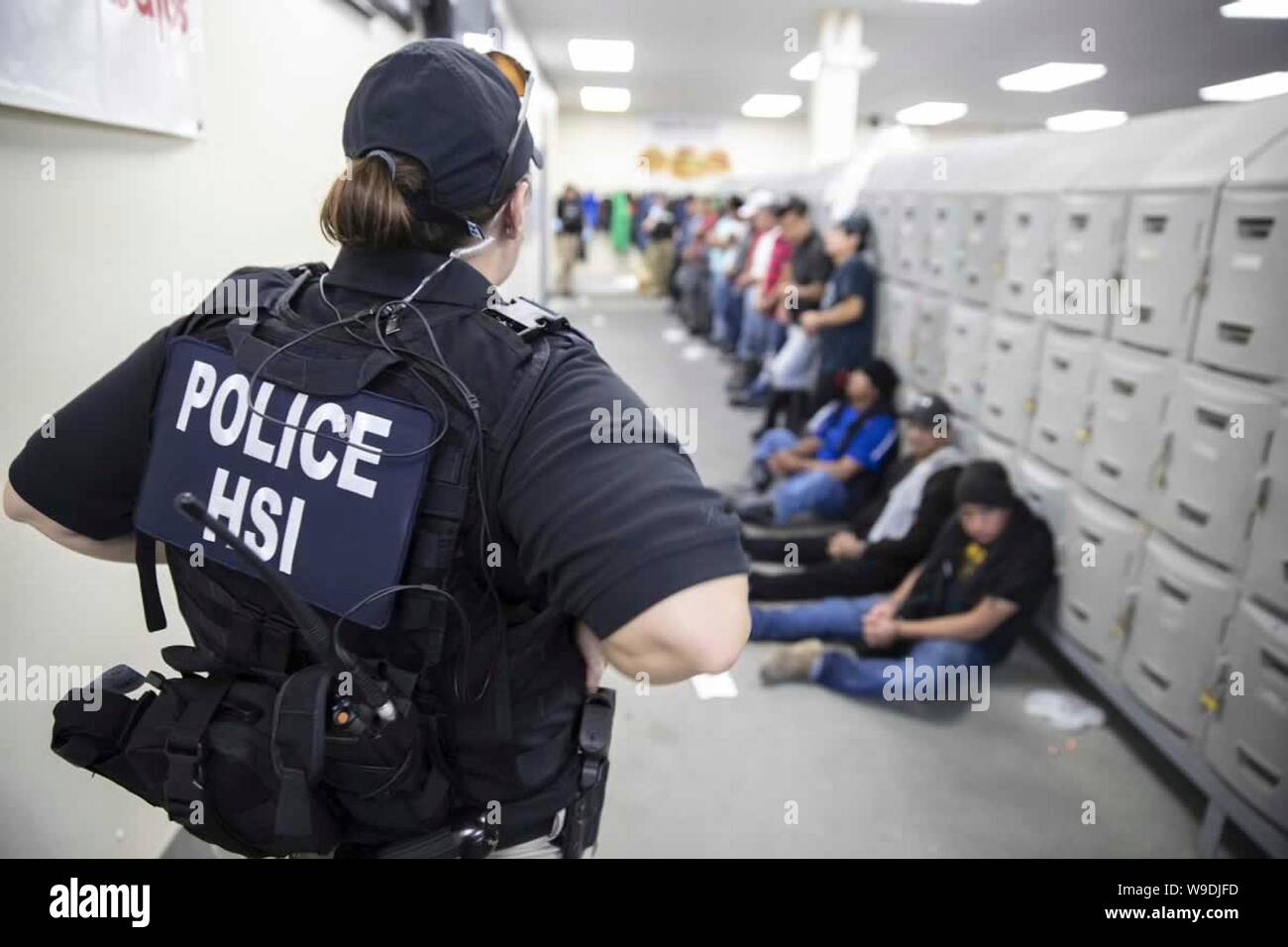 American police officers indoors hi-res stock photography and images ...