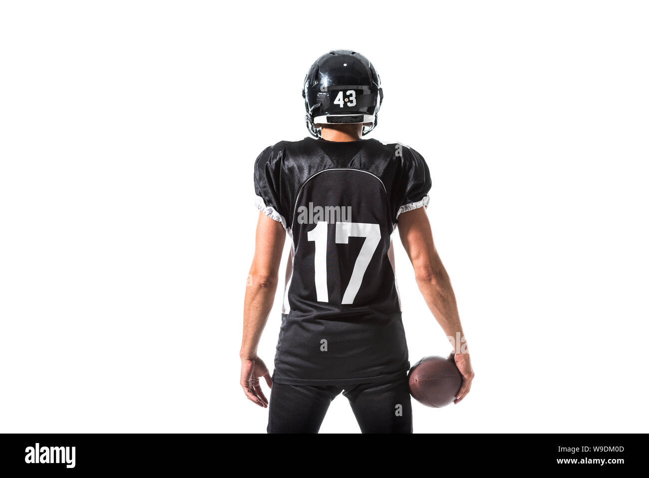 American football player back Cut Out Stock Images & Pictures - Alamy