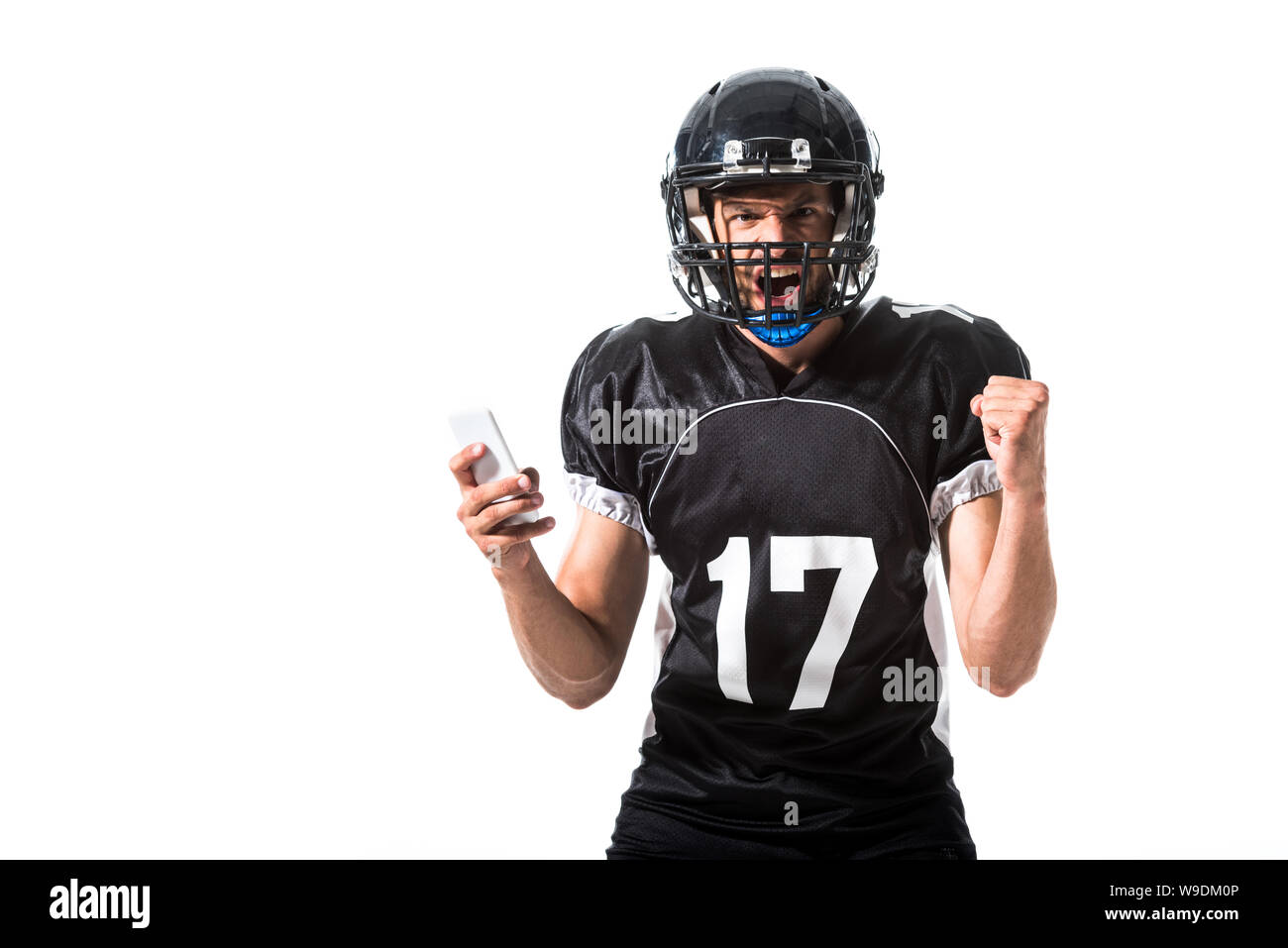 Using hand football hi-res stock photography and images - Alamy