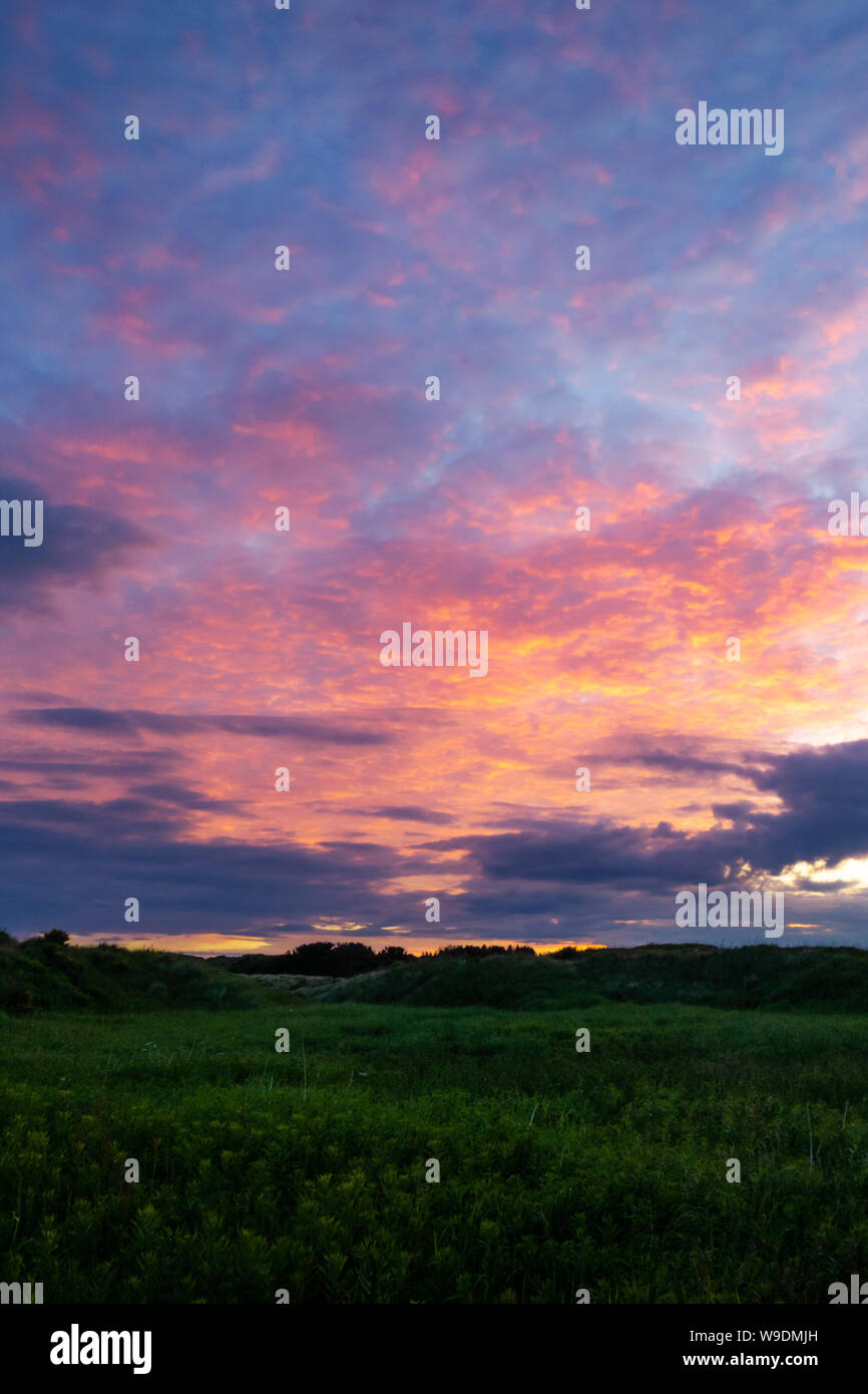 sunset sky Scotland Stock Photo - Alamy