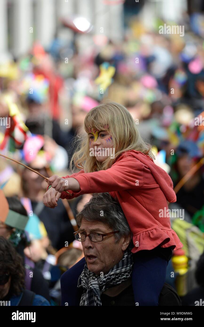 Marking the start of the Brighton Festival 2019, the Children's Parade ...