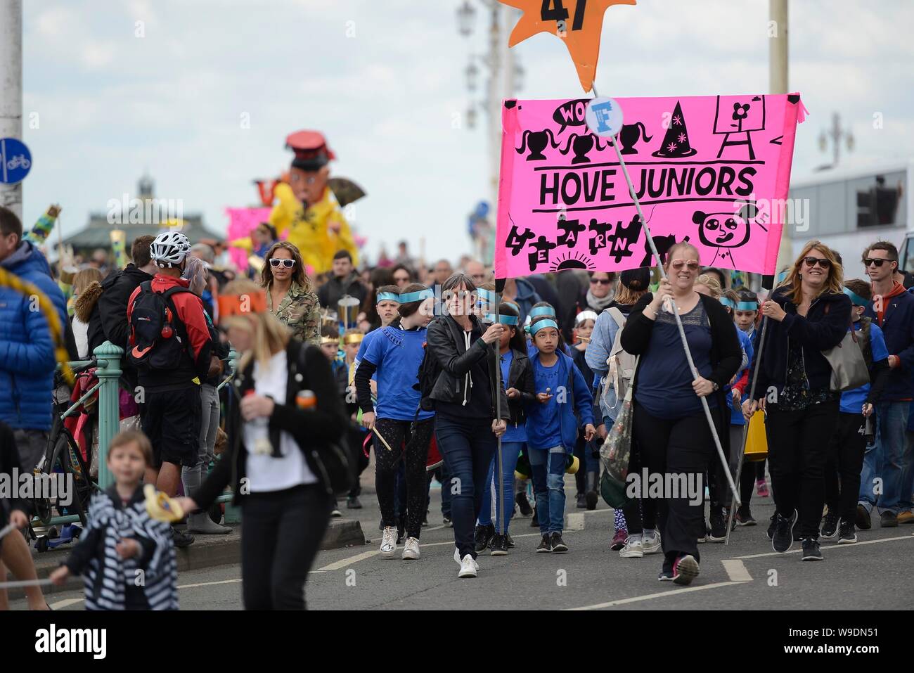 Marking the start of the Brighton Festival 2019, the Children's Parade ...