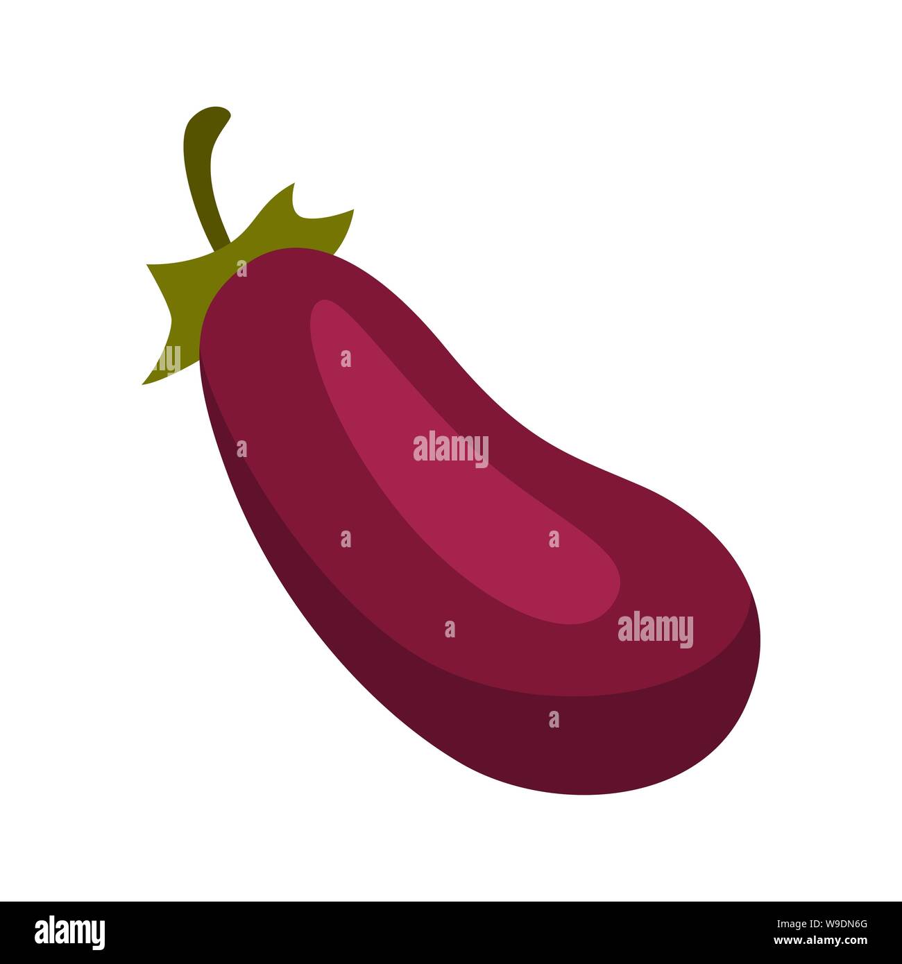 Cartoon illustration of ripe eggplant Stock Vector Image & Art - Alamy