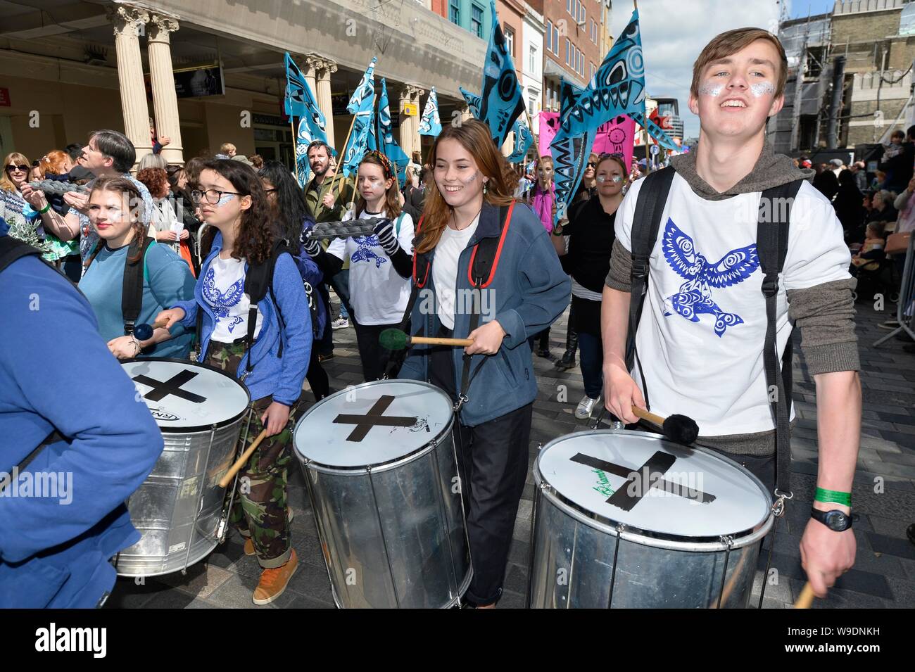 Marking the start of the Brighton Festival 2019, the Children's Parade ...