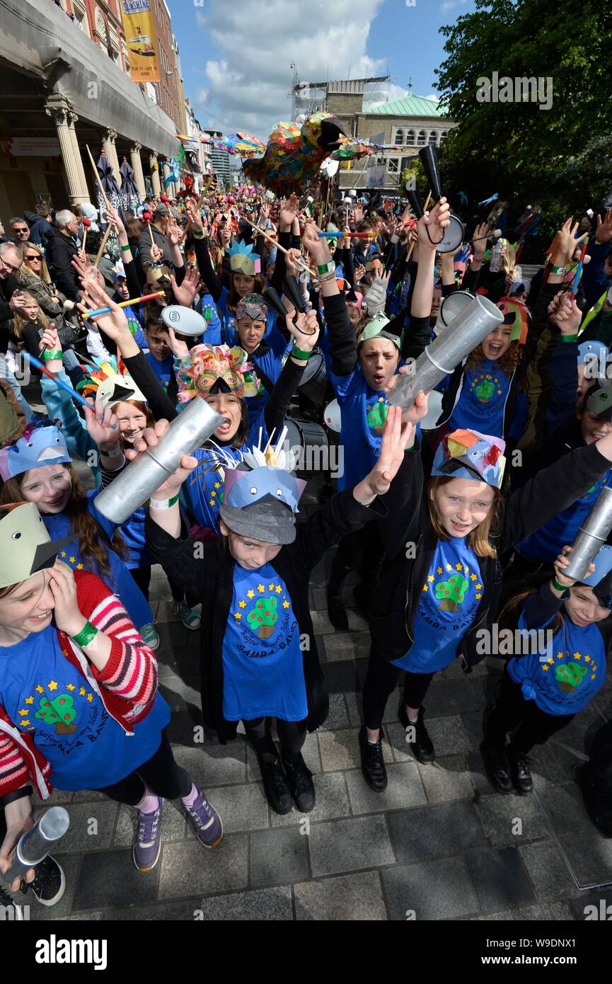 Marking the start of the Brighton Festival 2019, the Children's Parade ...
