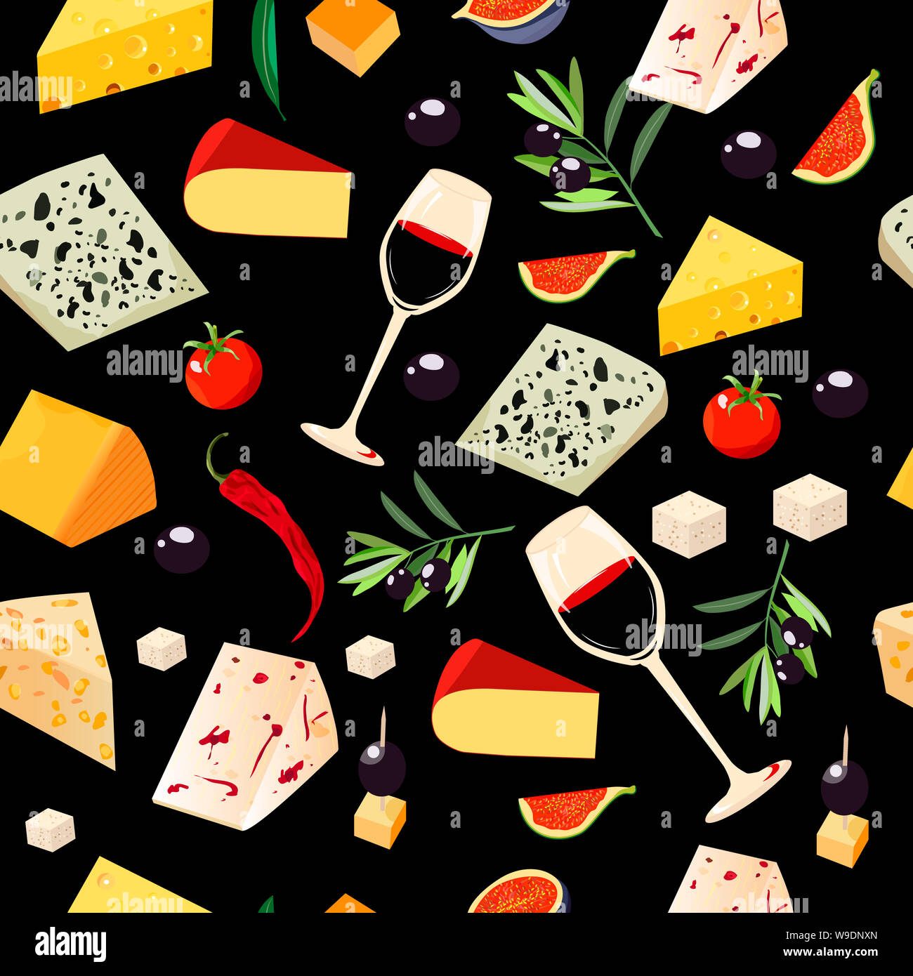 seamless pattern. Modern stylish texture.Used for logo design, recipe ...