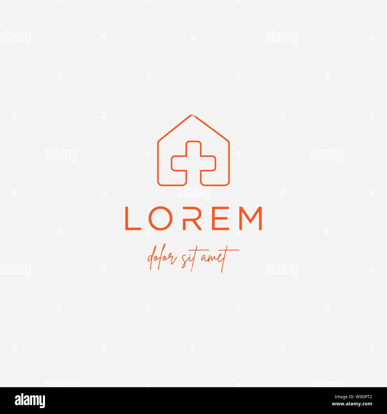 cross medical logo design vector isolated icon Stock Vector Image & Art ...