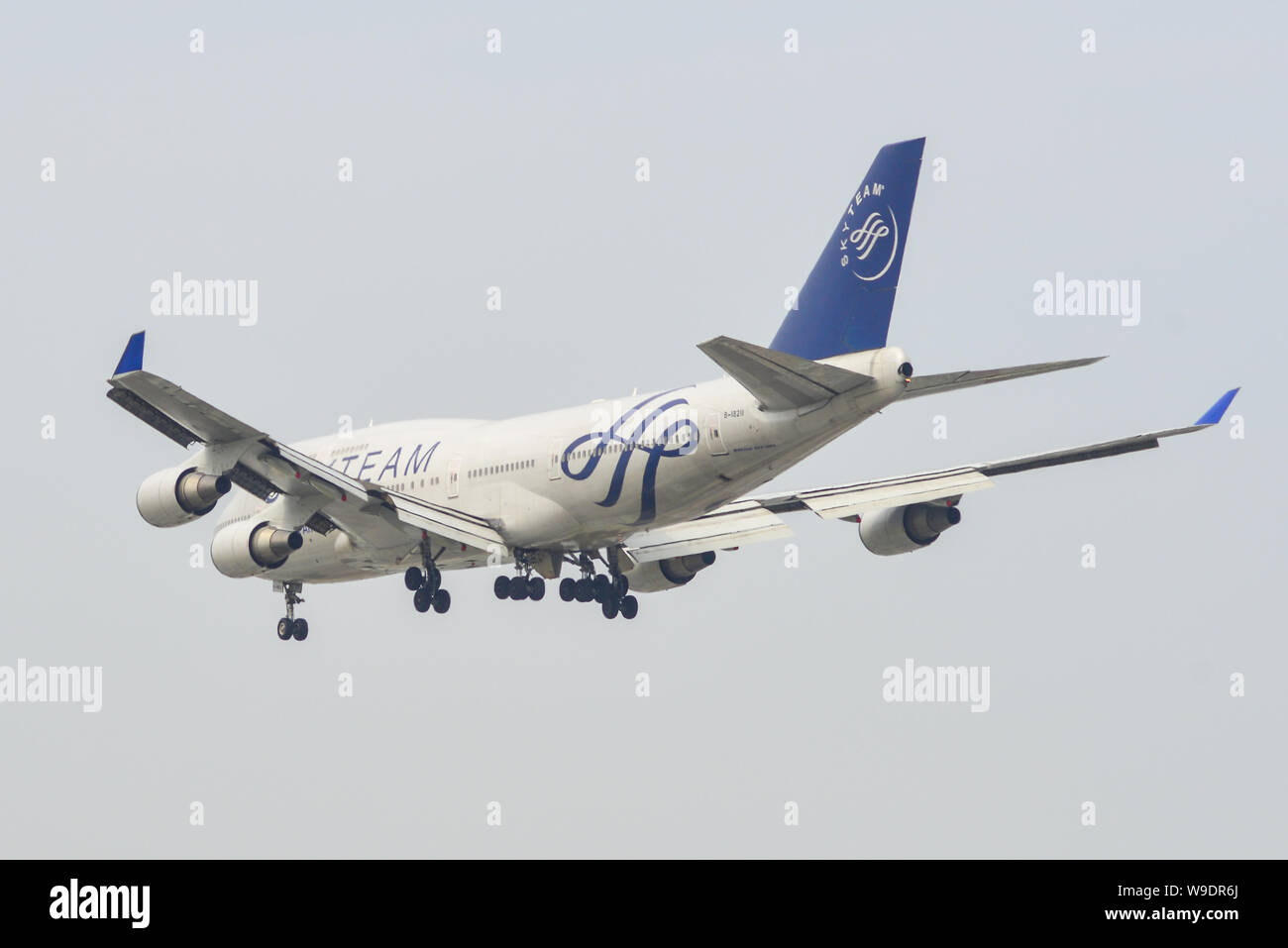 Saigon, Vietnam - Feb 2, 2019. B-18211 China Airlines Boeing 747-400 ...