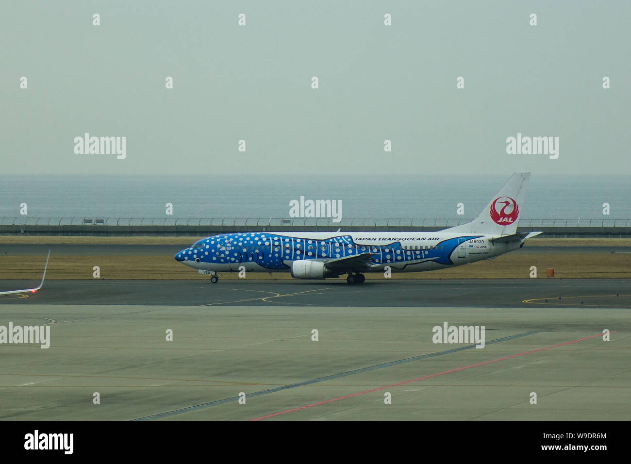 Nagoya, Japan - Mar 19, 2018. Japan Transocean Air Boeing 737-400 ...