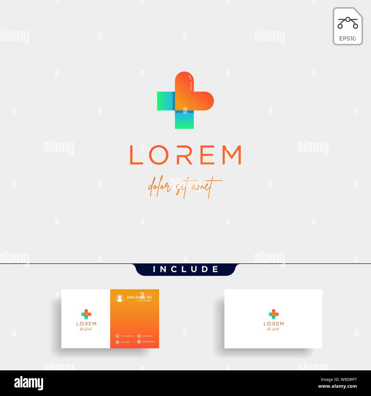 love cross logo design vector isolated icon Stock Vector Image & Art ...