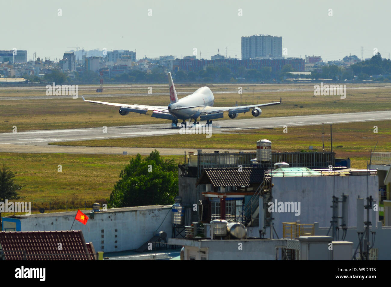 Saigon, Vietnam - Feb 19, 2019. B-18712 China Airlines Cargo Boeing 747 ...