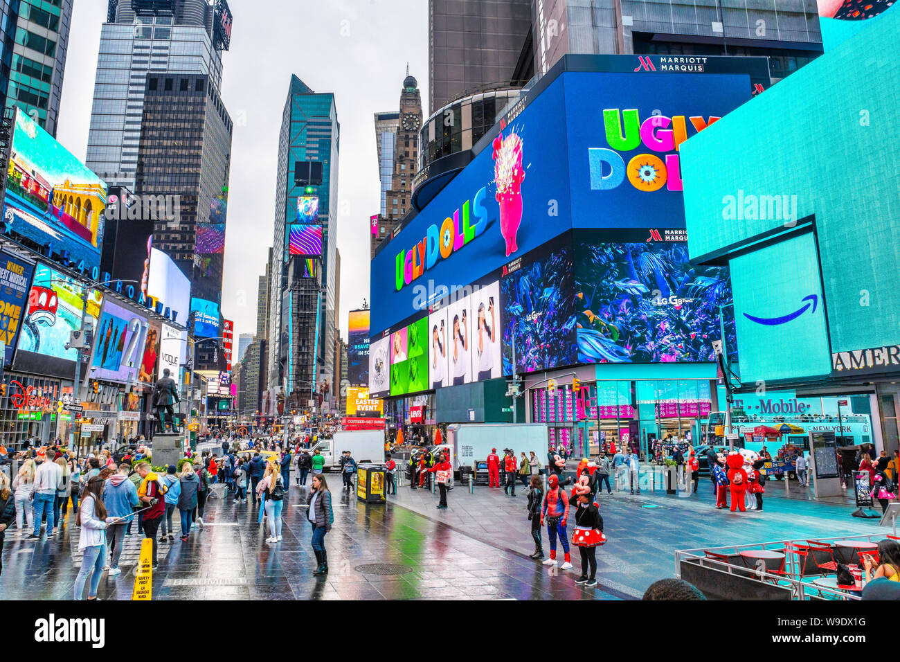 USA, New York City, Manhattan, Times Square Stock Photo - Alamy