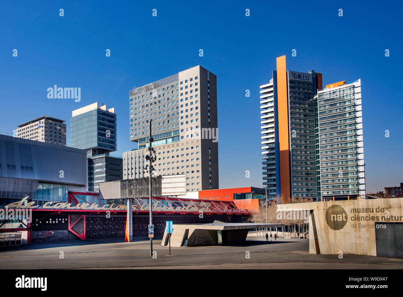 Barcelona City, Diagonal Mar District, Skyline Stock Photo - Alamy