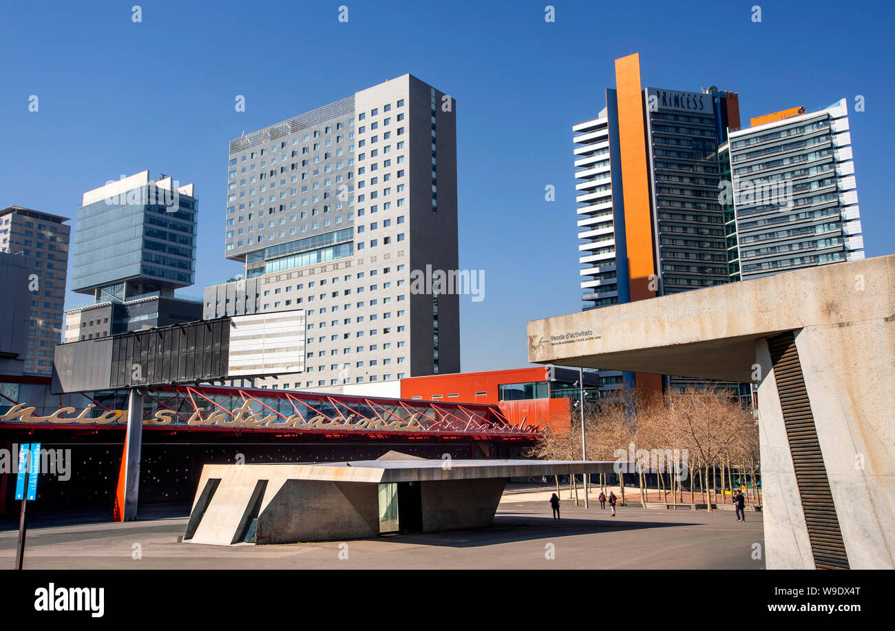 Barcelona City, Diagonal Mar District, Skyline Stock Photo - Alamy
