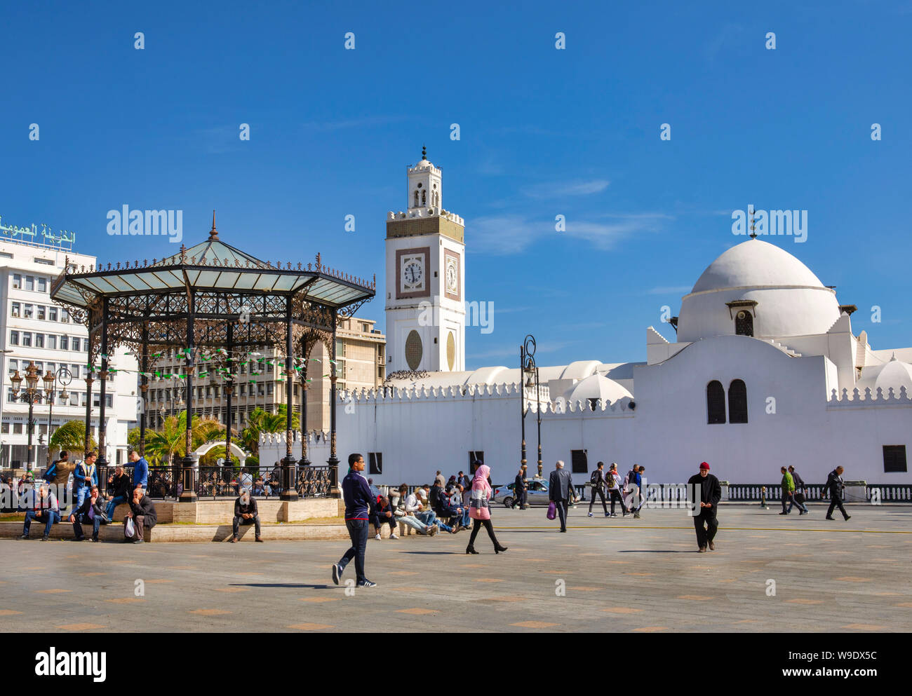 Algeria, Algiers,Martyrs Square, Djemaa El-Djedid Mosque, UNESCO Stock Photo - Alamy