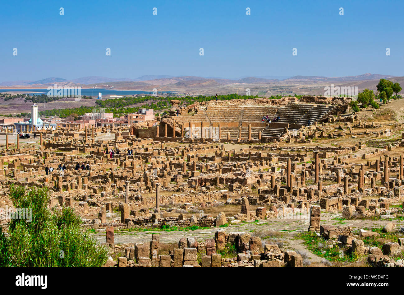 Algeria, Timgad City, Roman ruins of Timgad, UNESCO, (W.H.), the ...