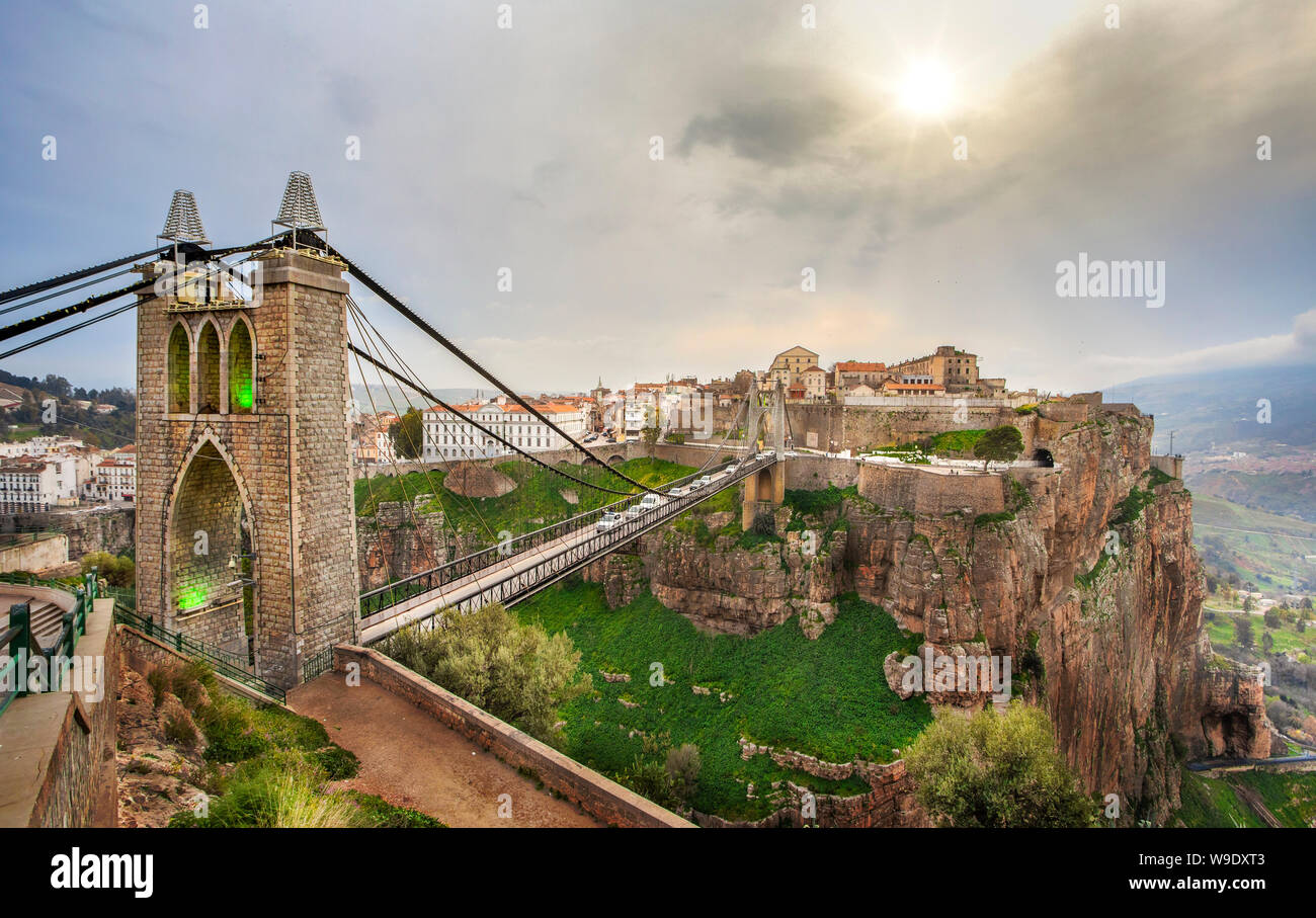 Algeria, Constantine City, Constantine Bridge, Sidi M´Cid Stock Photo ...